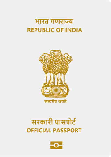 Features of Indian Passport, Indian Passport Colors type